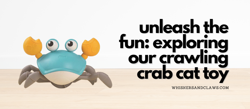 Unleash the Fun: Exploring Our Crawling Crab Cat Toy – Whiskers & Claws