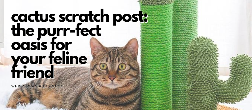 Cactus Scratch Post: The Purr-fect Oasis for Your Feline Friend ...